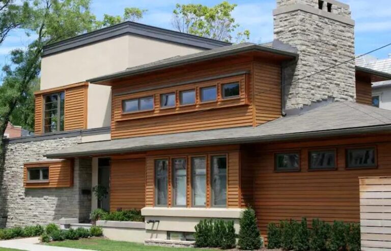16 Dark Gray Homes with Warm Cedar Accent Ideas - Home Briefings