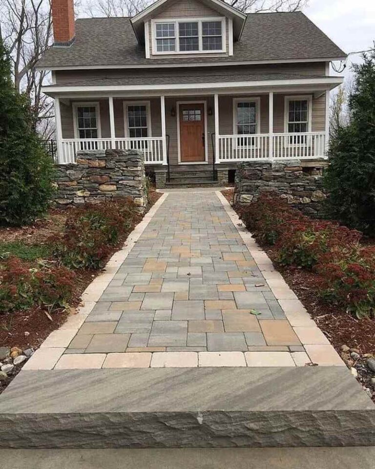 15 Stunning Front Entry Walkway Ideas for Welcoming Home - Home Briefings