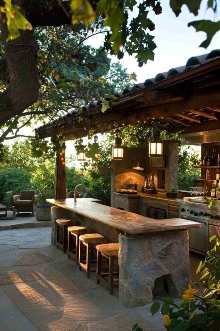 15 Stunning Covered Outdoor Kitchen Ideas for Any Budget - Home Briefings