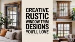 23 Creative Rustic Window Trim Designs You'll Love - Home Briefings