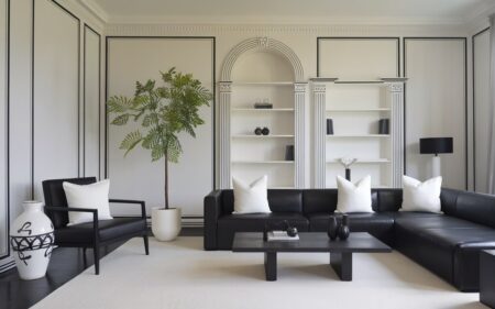 Stunning White Walls Black Trim Designs That Elevate Any Home - Home ...