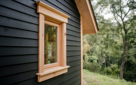 11 Black House With Cedar Accents for a Bold Look - Home Briefings