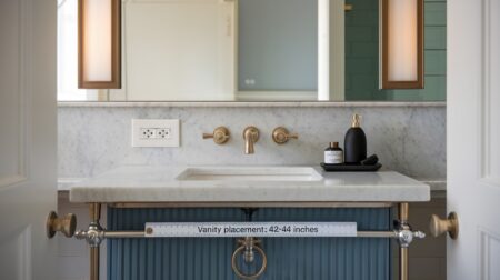 Bathroom Outlet Height Guide: Code Requirements & Safety - Home Briefings