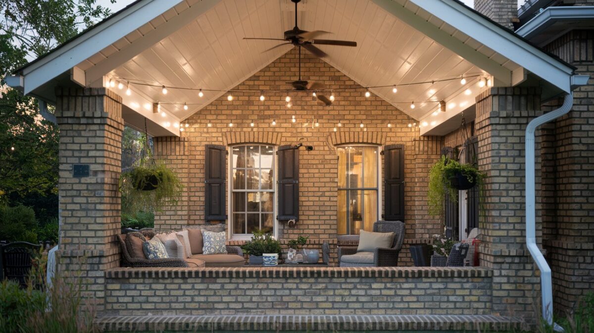 31 Brick Front Porch Ideas That Boost Curb Appeal - Home Briefings