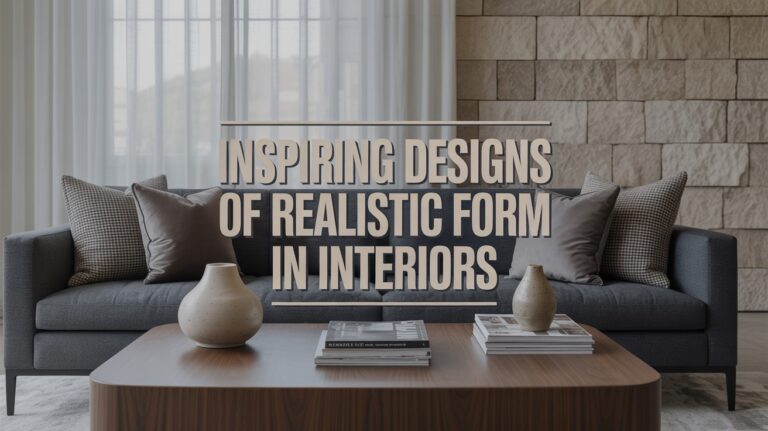 11 Inspiring Designs of Realistic Form in Interiors - Home Briefings