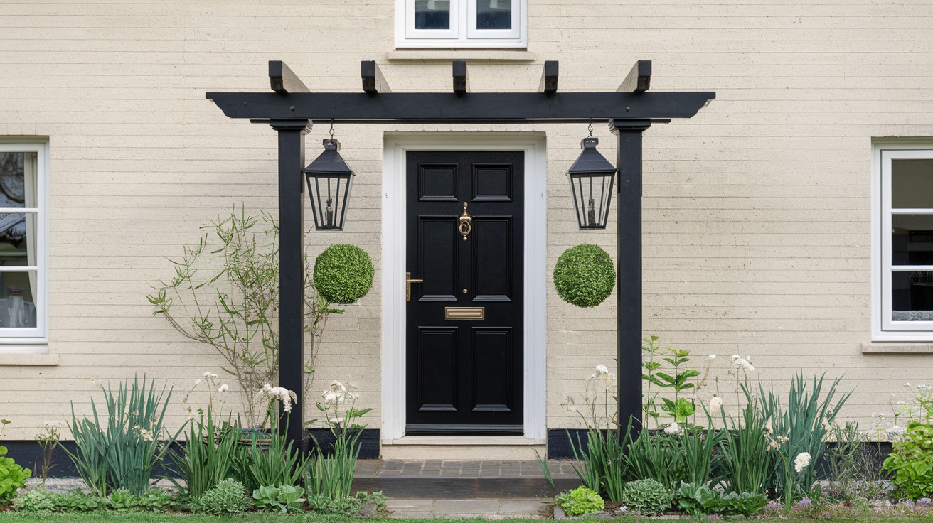 21 Tan House Black Trim Ideas for Any Budget & Style - Home Briefings