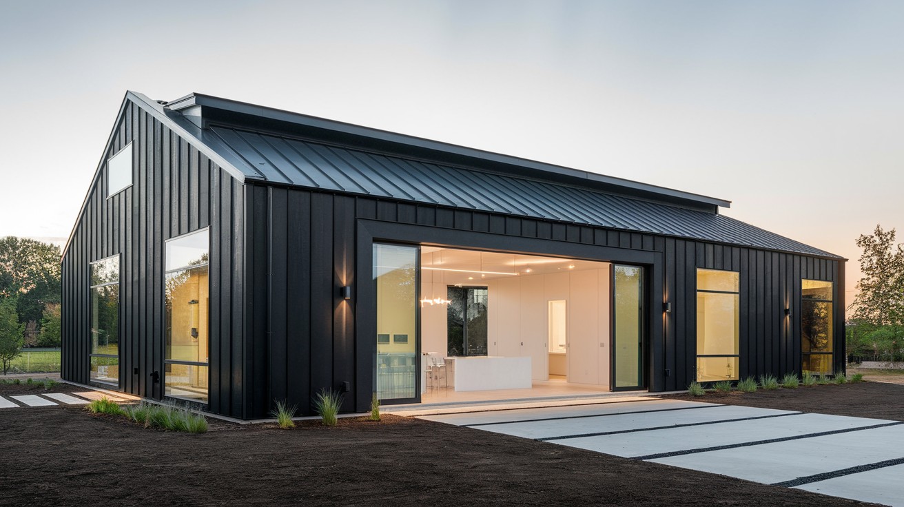 11 Stunning Black Barndominium Ideas You'll Love - Home Briefings