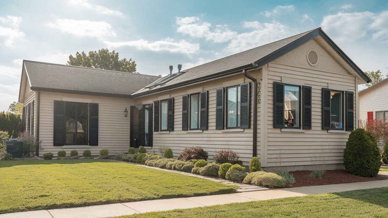 21 Tan House Black Trim Ideas for Any Budget & Style - Home Briefings