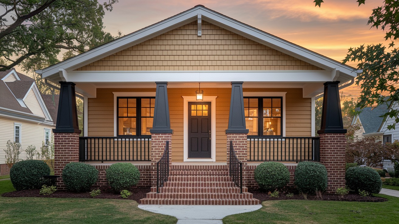 21 Tan House Black Trim Ideas for Any Budget & Style - Home Briefings