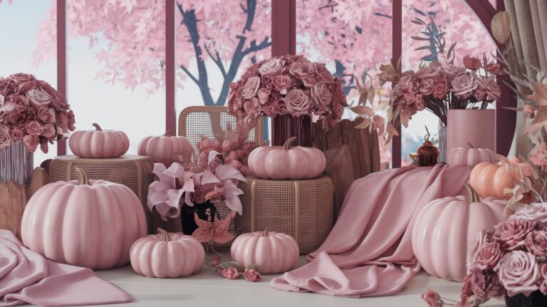 Fall Pink Color Ideas for Seasonal Decor - Home Briefings