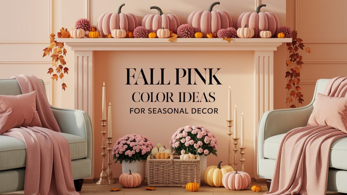 Fall Pink Color Ideas for Seasonal Decor - Home Briefings