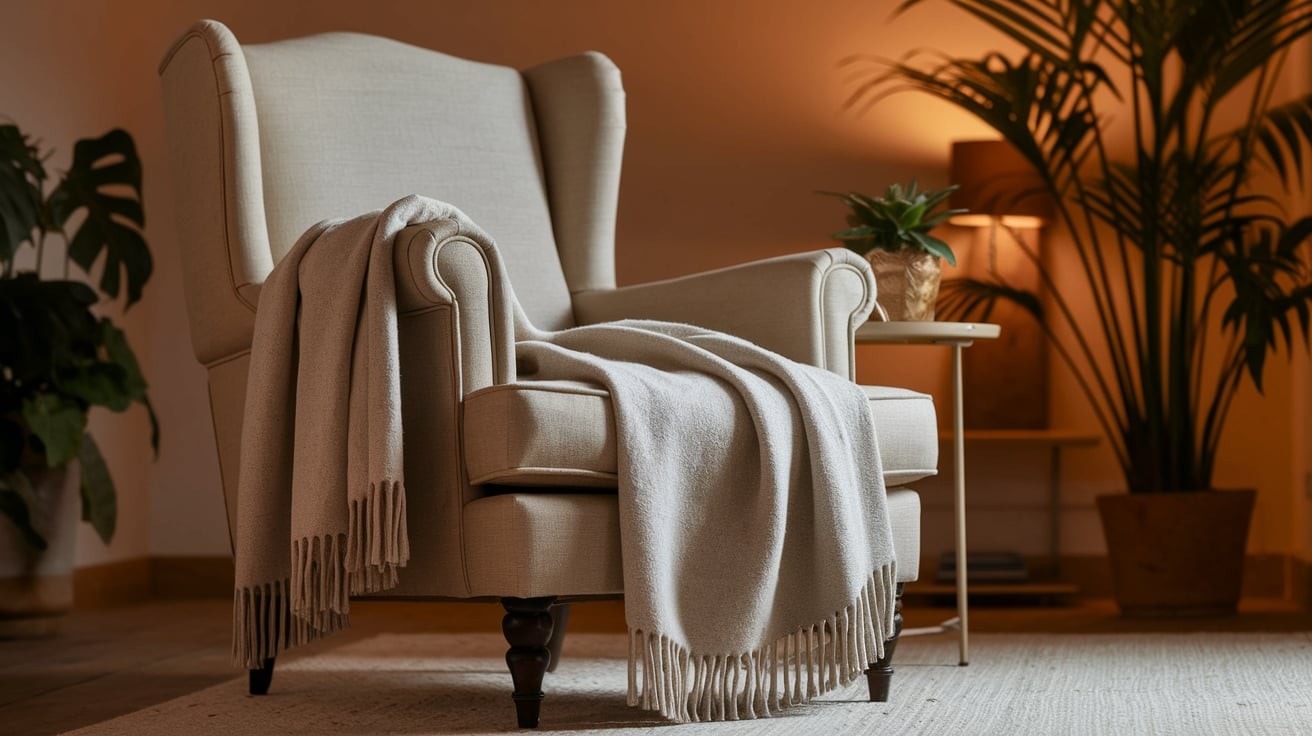 How to Drape a Throw Over a Chair Like a Pro - Home Briefings