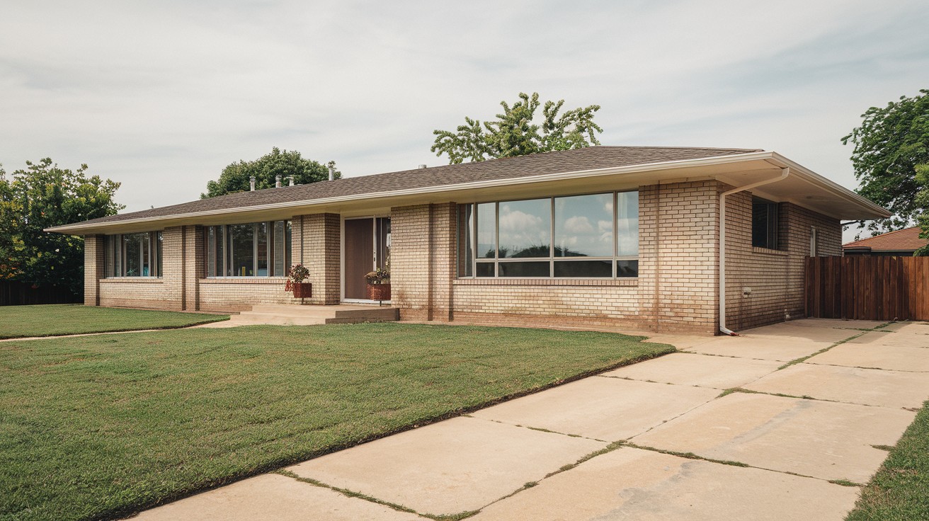 Before and After 1960s Ranch House Exterior Remodel That Will Blow Your ...