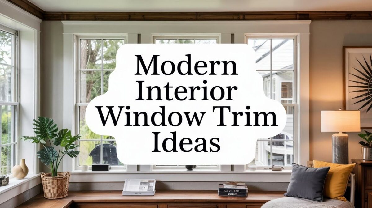 31 Modern Interior Window Trim Ideas You'll Want to Copy - Home Briefings