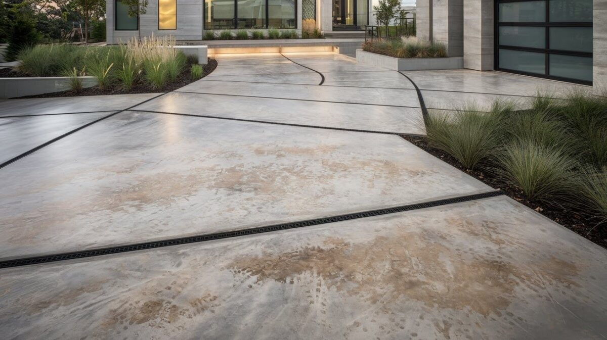 11 Modern Concrete Driveway Finishes That Add Value - Home Briefings