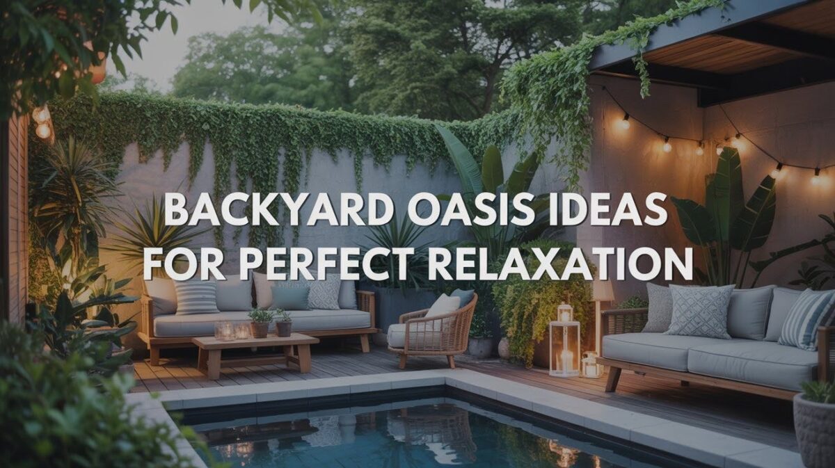 35+ Backyard Oasis Ideas for Perfect Relaxation - Home Briefings
