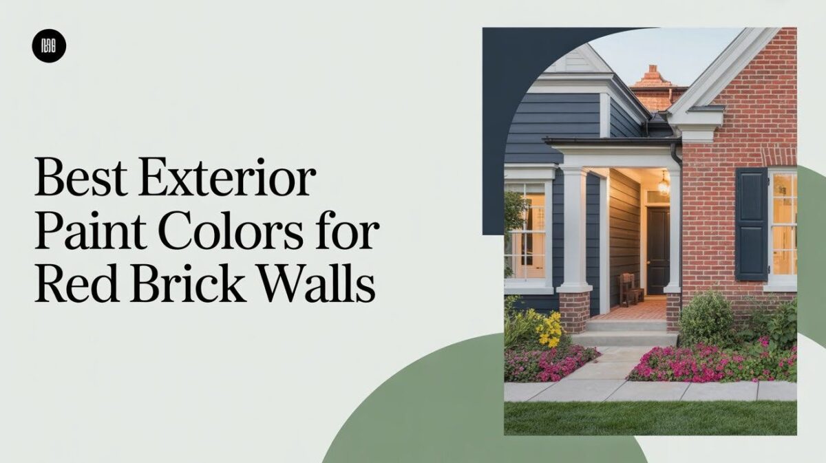 11 Best Exterior Paint Colors for Red Brick Walls - Home Briefings