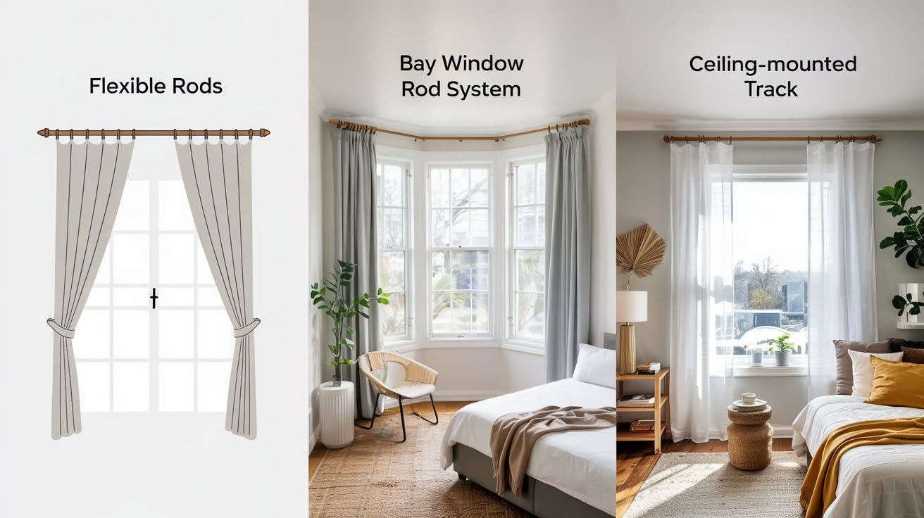 How to Hang Curtains in Bay Windows? - Home Briefings