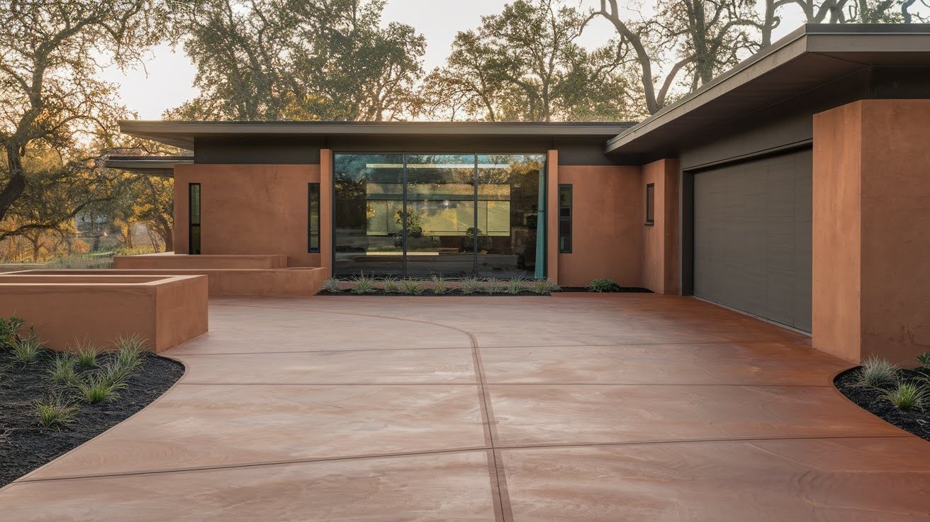 11 Modern Concrete Driveway Finishes That Add Value - Home Briefings