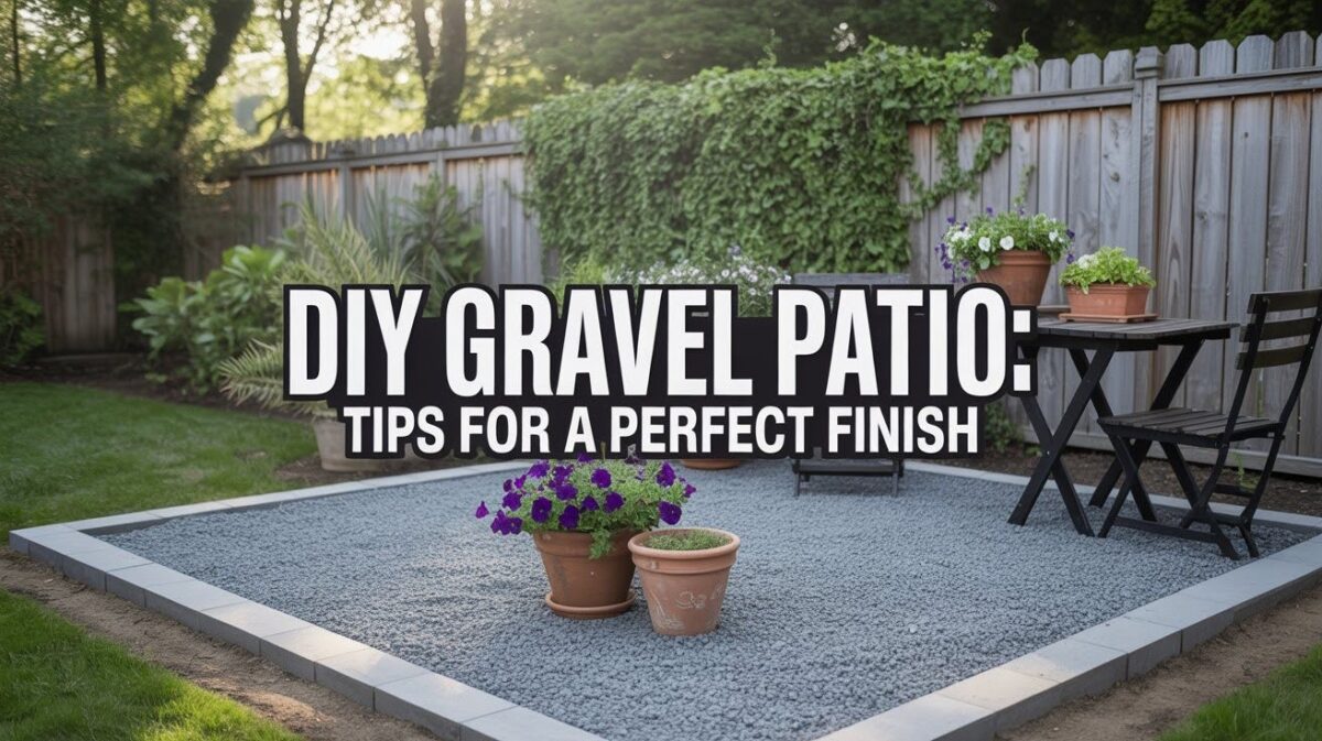 DIY Gravel Patio: Tips for a Perfect Finish - Home Briefings