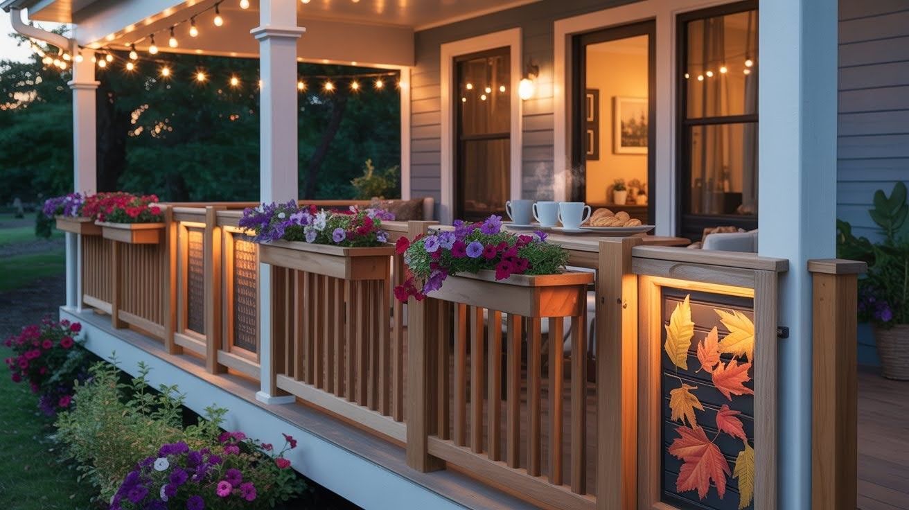 31 Creative Wood Front Porch Railing Ideas You’ll Love - Home Briefings