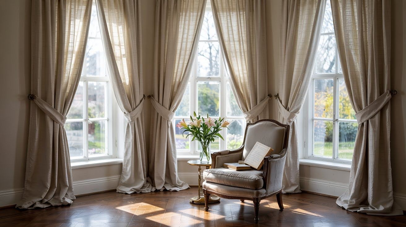 How to Hang Curtains in Bay Windows? - Home Briefings