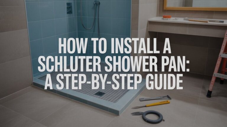 How to Install a Schluter Shower Pan: A Step-by-Step Guide - Home Briefings