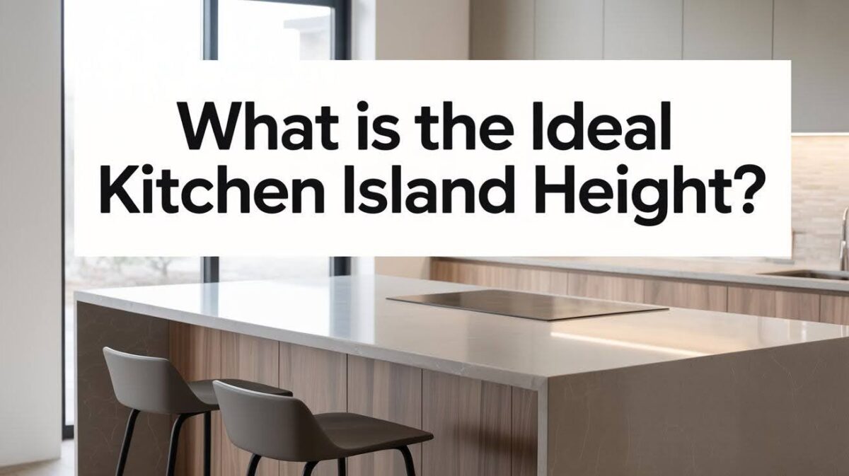 What Is the Ideal Kitchen Island Height? - Home Briefings
