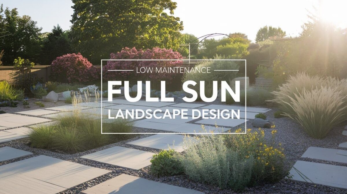 17 Low Maintenance Full Sun Landscape Design - Home Briefings