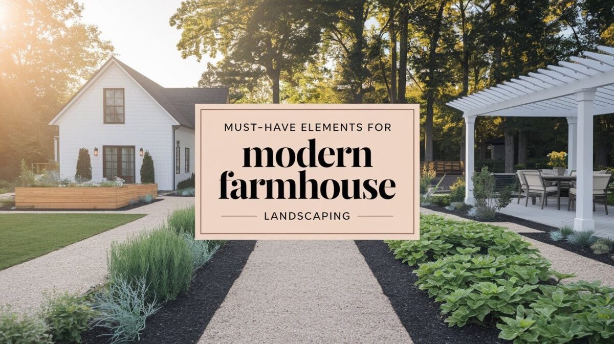 19 Must-Have Elements for Modern Farmhouse Landscaping - Home Briefings