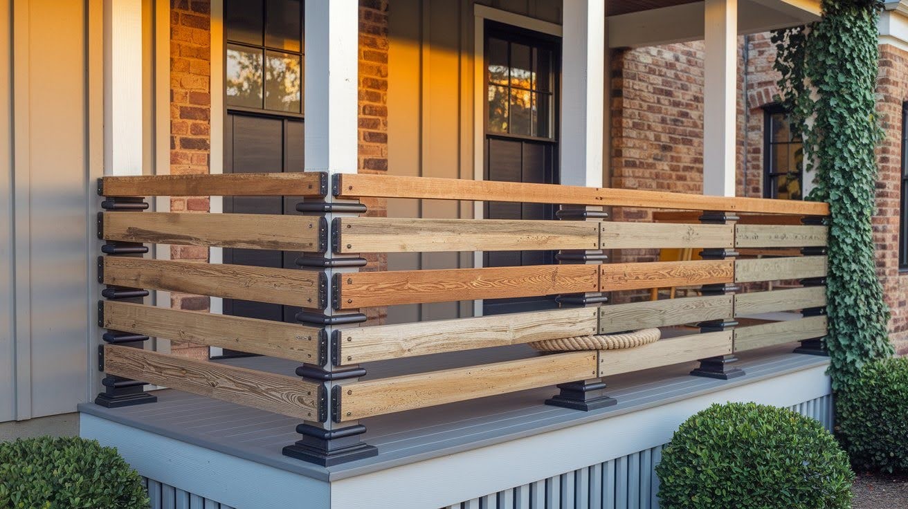 31 Amazing Modern Front Porch Railing Ideas You’ll Love - Home Briefings