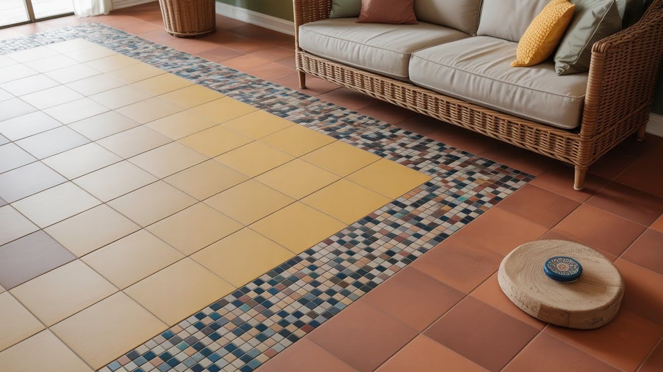 17 Creative Tile-to-Tile Floor Transition Ideas - Home Briefings