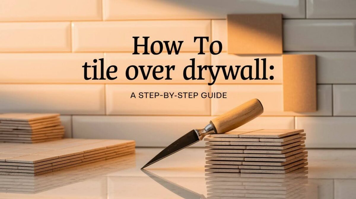 How to Tile Over Drywall: A Step-by-Step Guide - Home Briefings