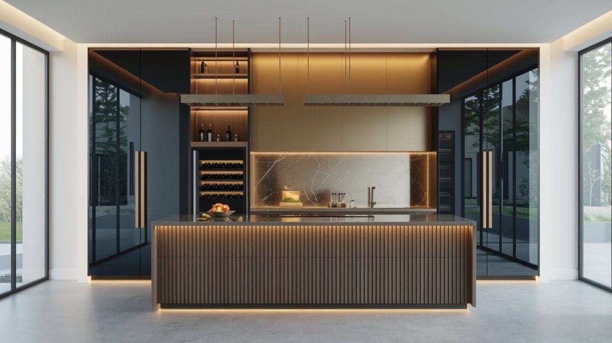 39 Creative Kitchen Island Back Panel Designs - Home Briefings