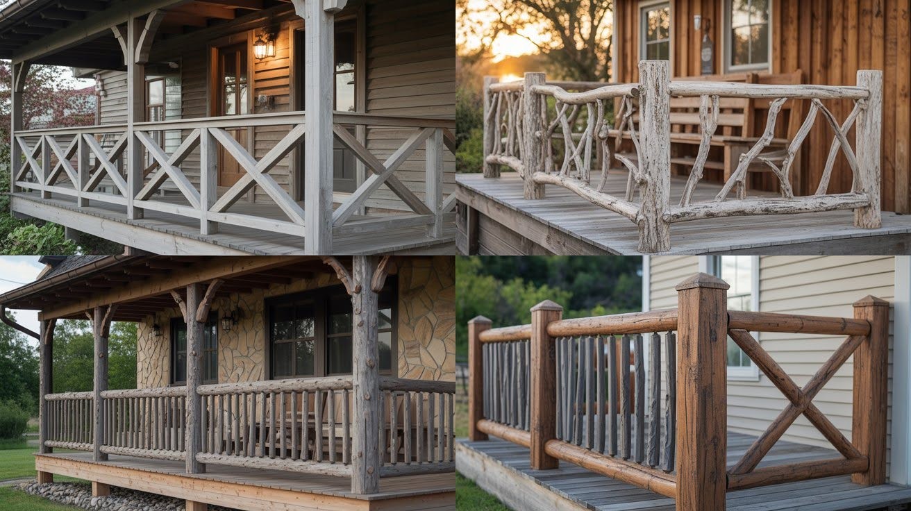 31 Creative Wood Front Porch Railing Ideas You’ll Love - Home Briefings