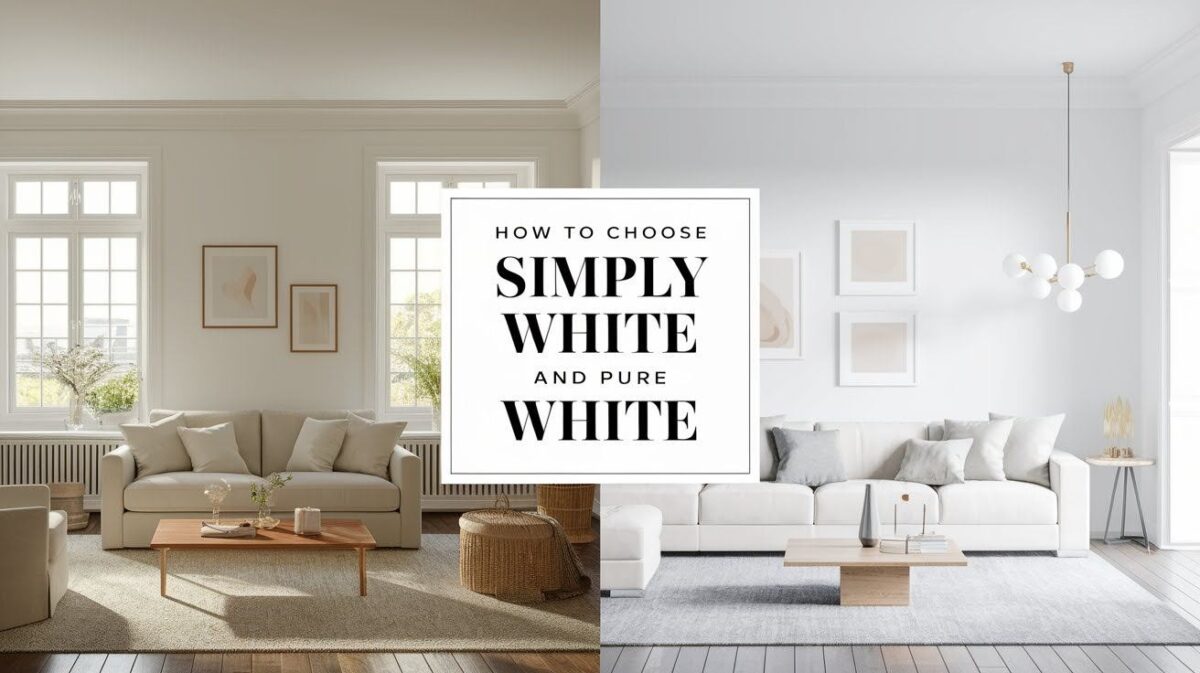 How to Choose Between Simply White and Pure White - Home Briefings
