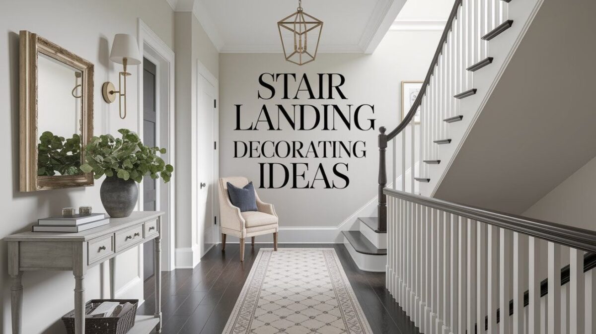 27 Stair Landing Decorating Ideas with Big Impact - Home Briefings