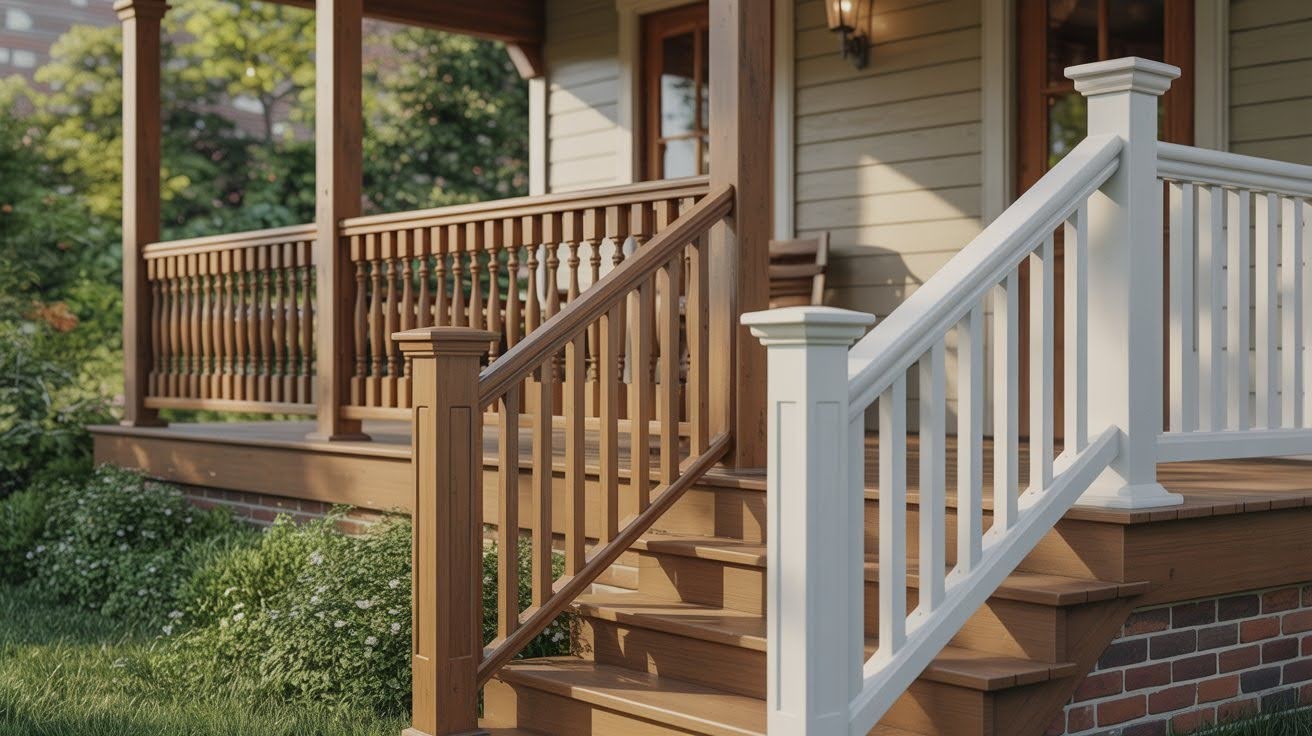 31 Creative Wood Front Porch Railing Ideas You’ll Love - Home Briefings