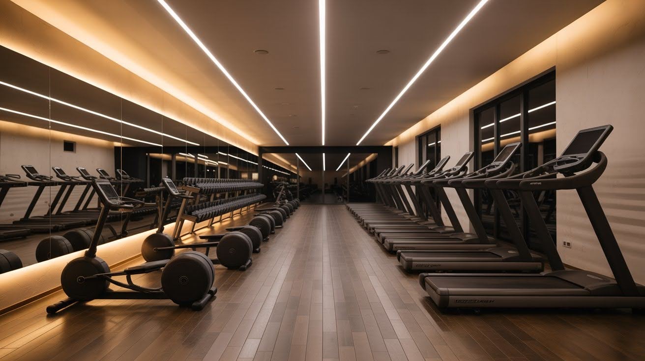 11 Cool Gym Lighting Ideas You’ll Love - Home Briefings