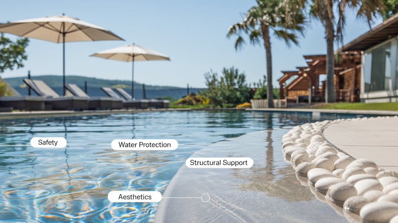 What Is Pool Coping: Types, Costs & Installation - Home Briefings