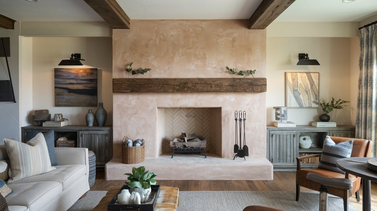 11 Amazing Venetian Plaster Fireplace Ideas - Home Briefings