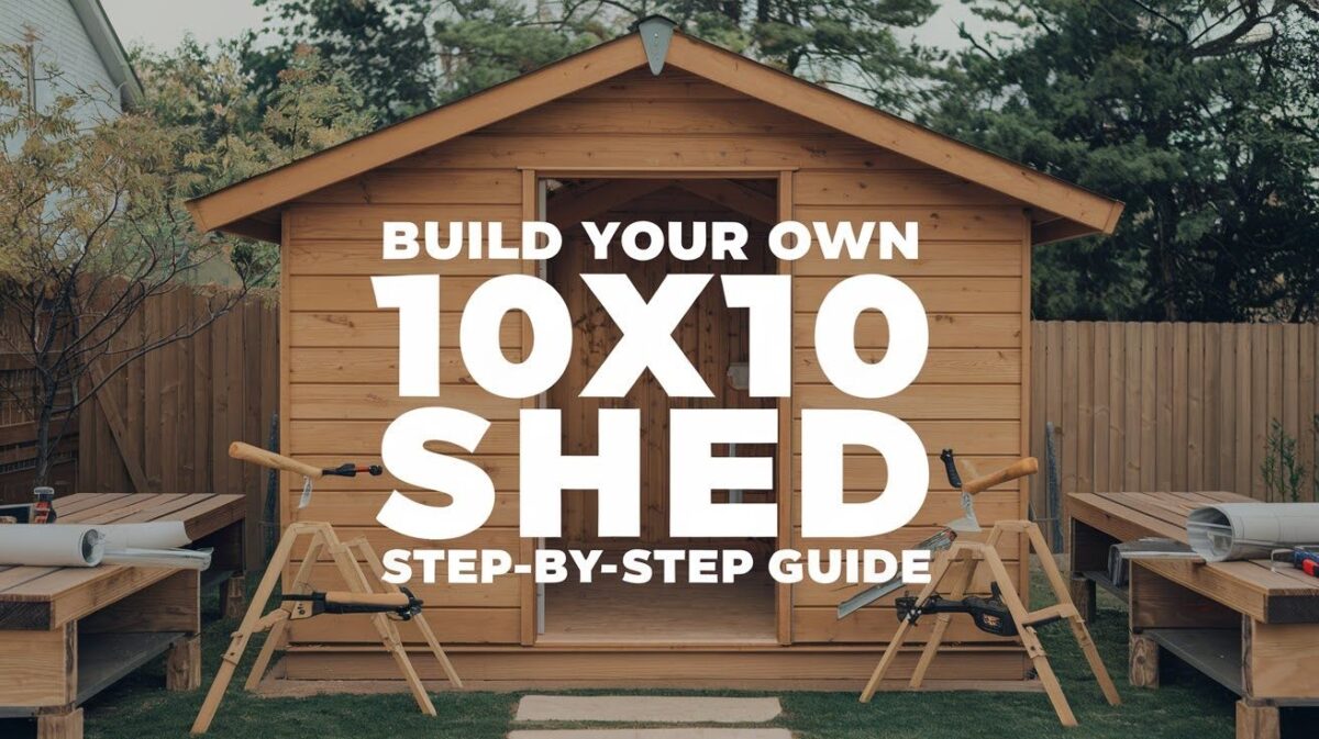 Build Your Own 10x10 Shed: Step-by-Step Guide - Home Briefings