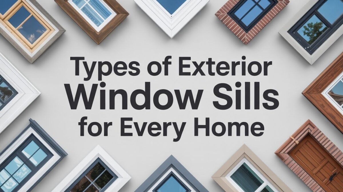 11 Types of Exterior Window Sills for Every Home - Home Briefings