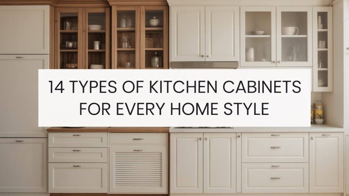 14 Types of Kitchen Cabinets for Every Home Style - Home Briefings
