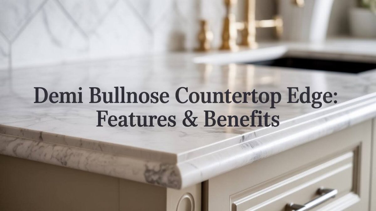 Demi Bullnose Countertop Edge: Features & Benefits - Home Briefings