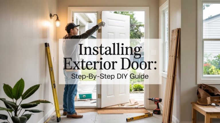 Installing Exterior Door: Step-by-Step DIY Guide - Home Briefings