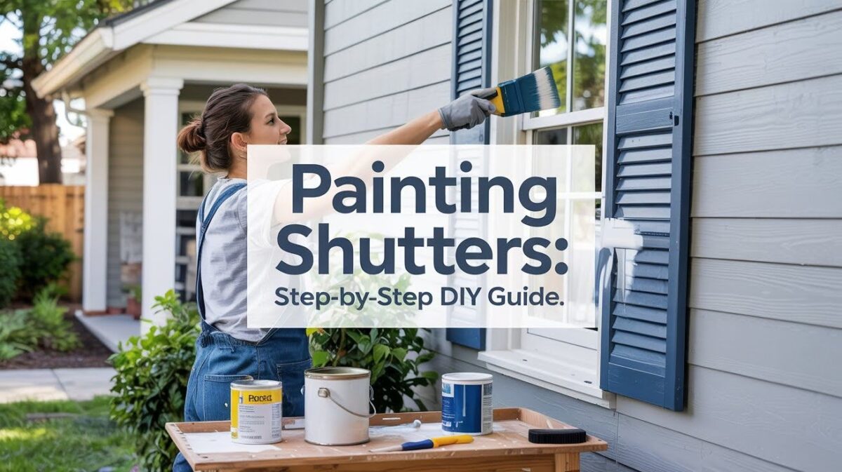 Painting Shutters: Step-by-Step DIY Guide - Home Briefings
