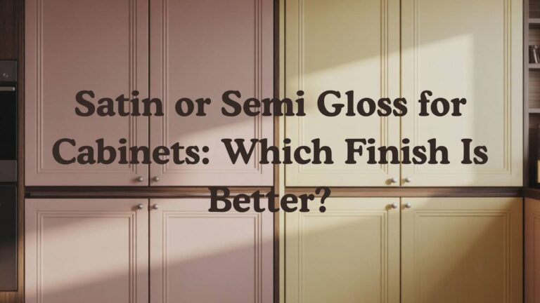 Satin or Semi Gloss for Cabinets: Which Finish Is Better? - Home Briefings