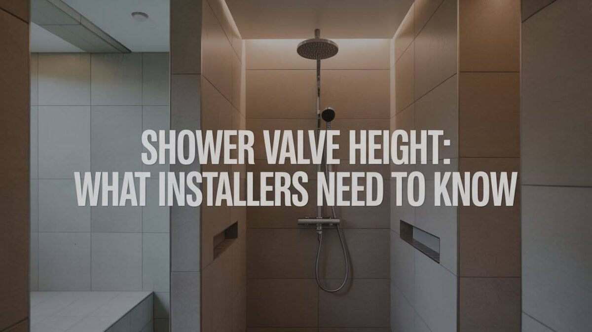 Shower Valve Height: What Installers Need to Know - Home Briefings