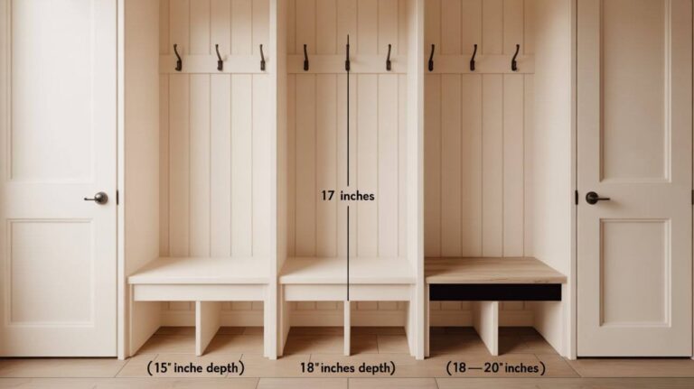 Mudroom Bench Dimensions: Complete Size Guide - Home Briefings